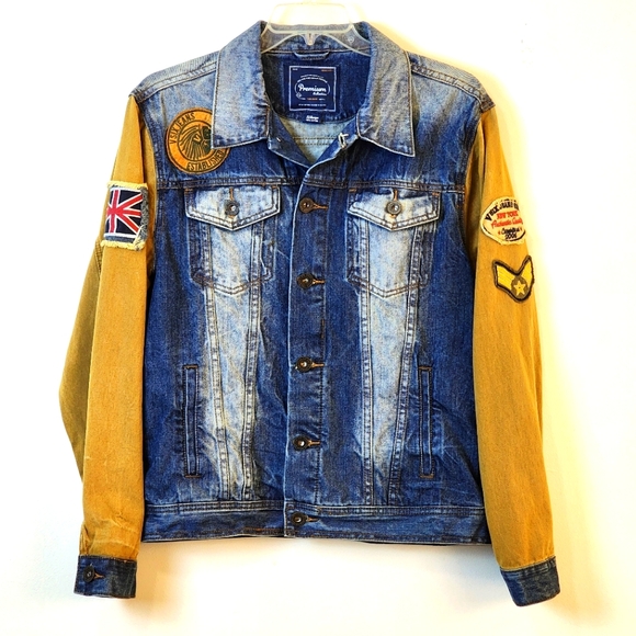 V Six Jeans | Jackets & Coats | V Six Jeans Denim Patch Jacket | Poshmark